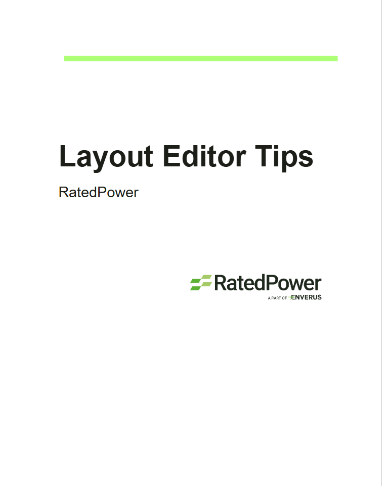 Layout Editor Use Cases