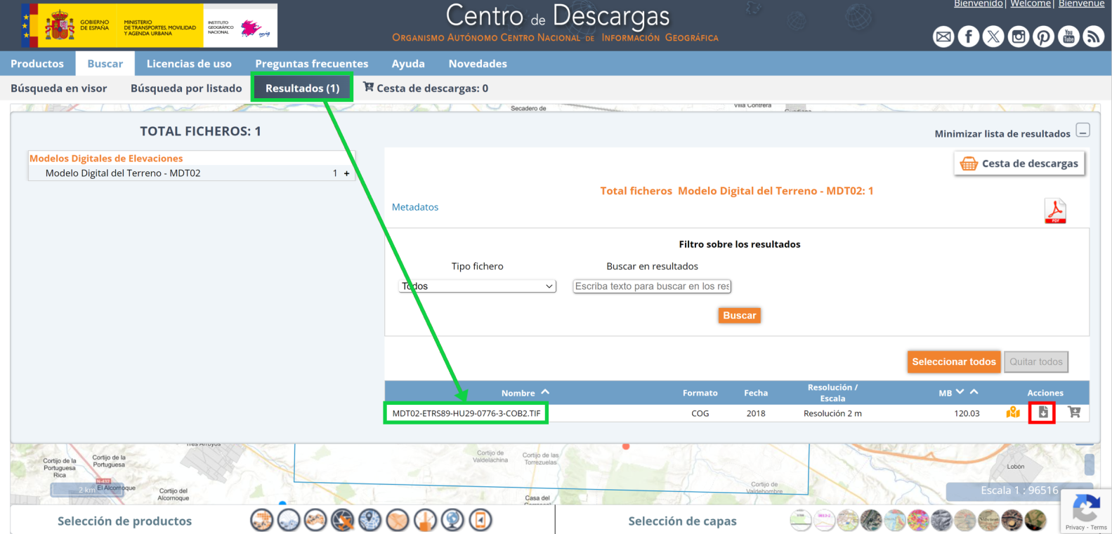 How to import Spanish topography data from the IGN (National Geographic ...