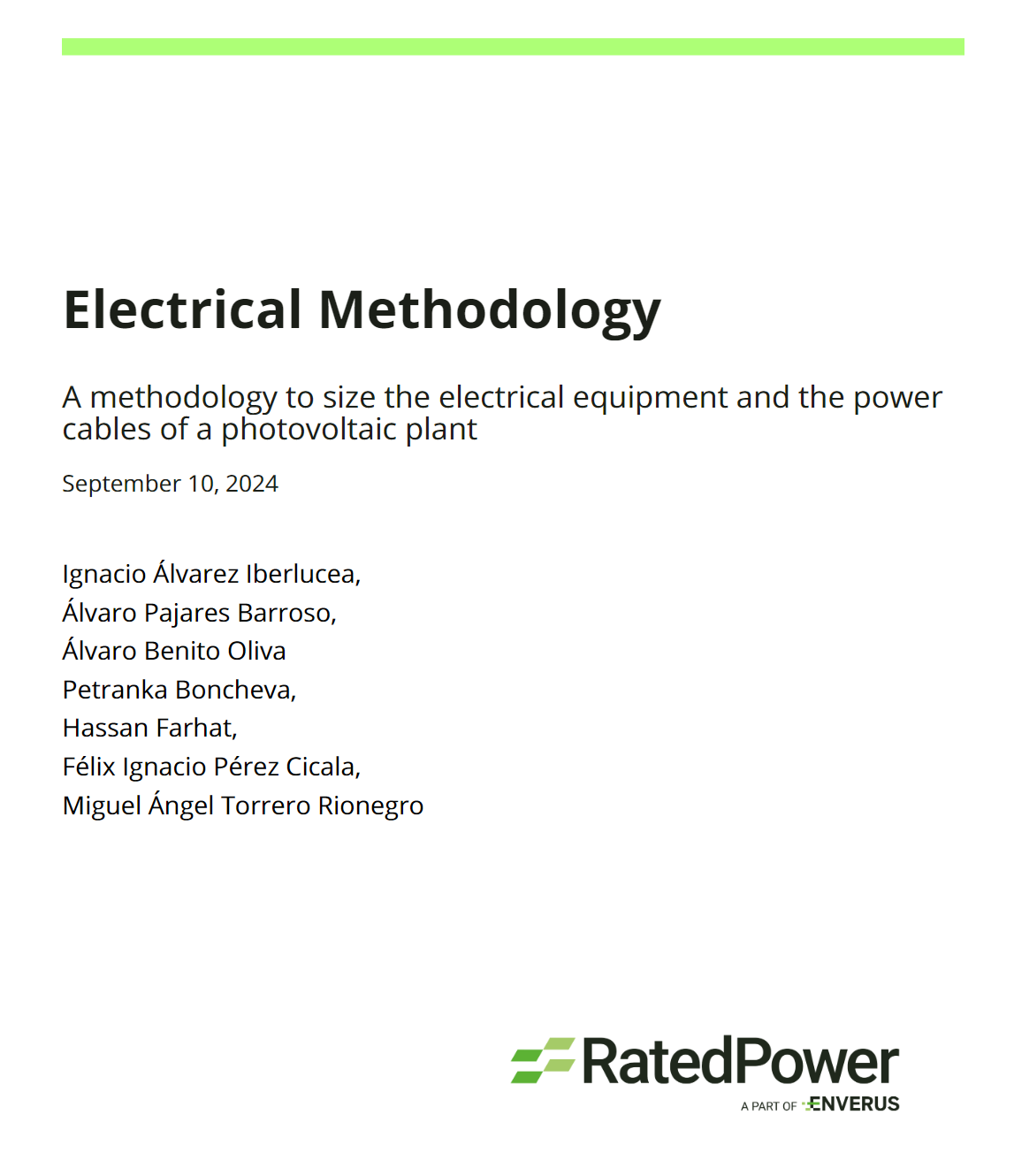 Electrical Methodology