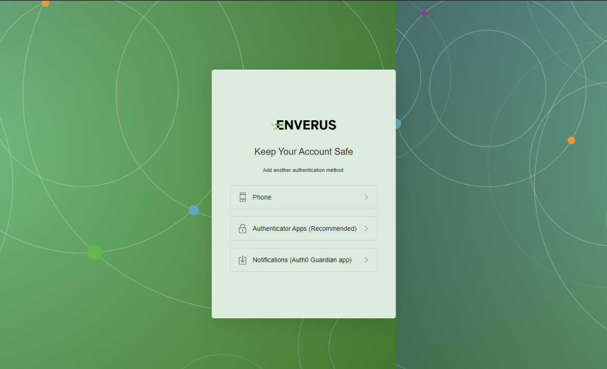 Enverus Multifactor Authentication (MFA)