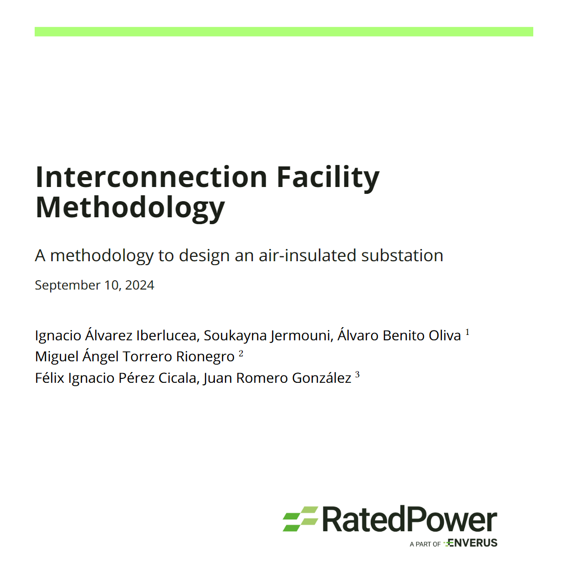 Interconnection Facility Methodology