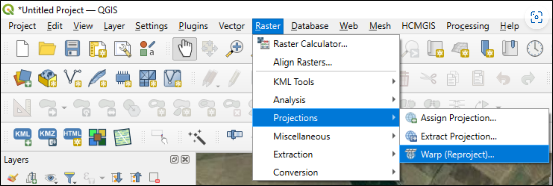 How to import GIS raster topography data in RatedPower