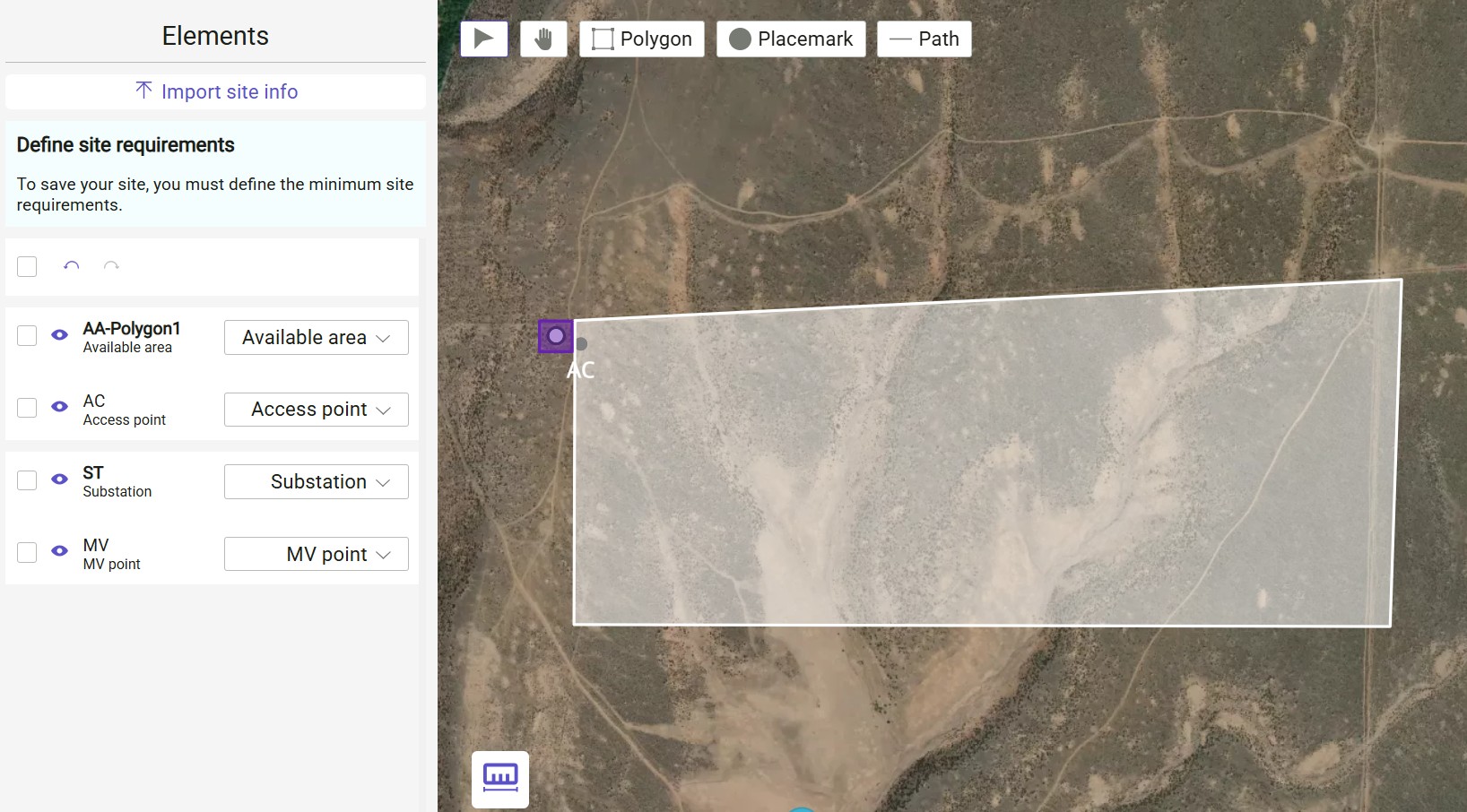 How to create a georeferenced CAD site