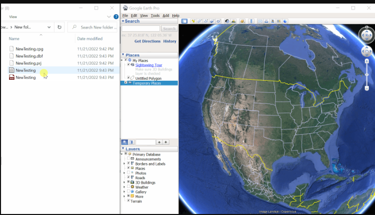 Cómo convertir de SHP a KML/KMZ mediante Google Earth