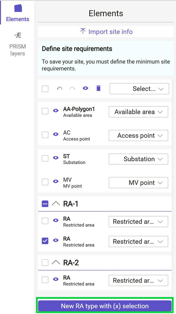 How to upload different types of restricted areas to RatedPower